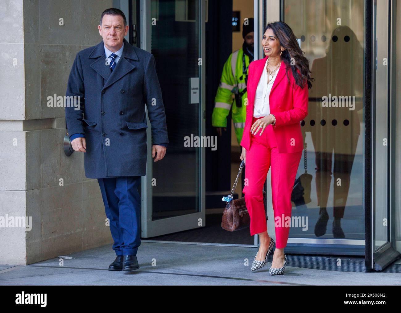 London, UK 5 May 2024 Former Home Secretary, Suella Braverman, arrives ...