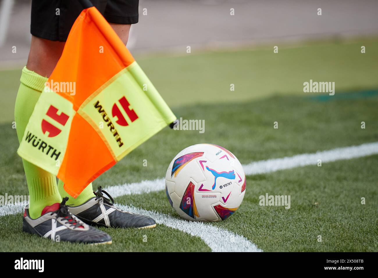 Valencia, Spain. 06th May, 2024. VALENCIA, SPAIN - MAY 5: Line judges ...