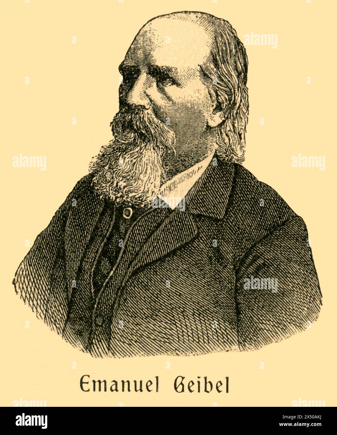 Emanuel Geibel, German writer, ARTIST'S COPYRIGHT HAS NOT TO BE CLEARED ...