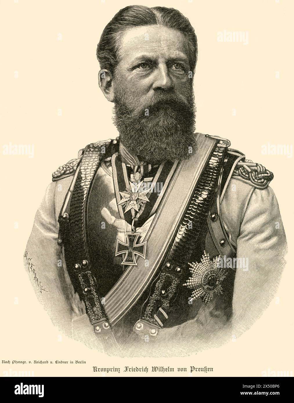 Crownprince Frederick William of Prussia, later Frederick III ...