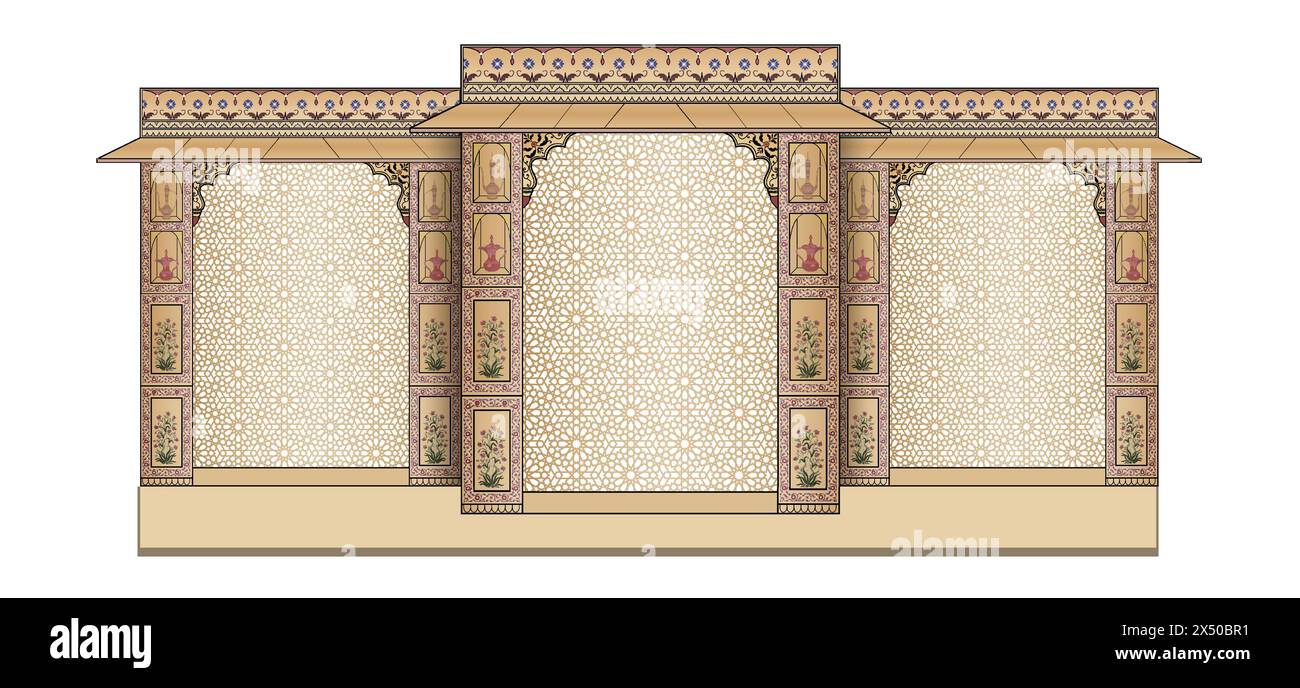 Mughal Wedding Arch structure. Can be used in the wedding stage ...