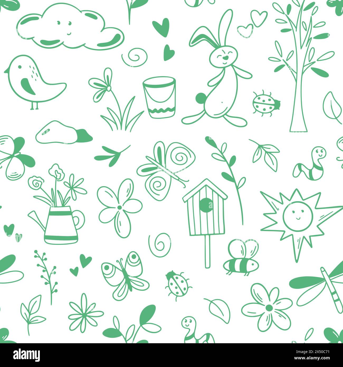 Summer attributes Stock Vector Images - Alamy