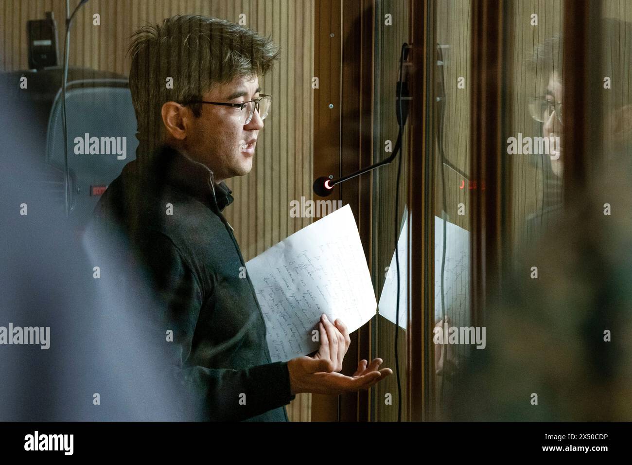 Kuandyk Bishimbayev, Kazakhstan's former economics minister, speaks ...