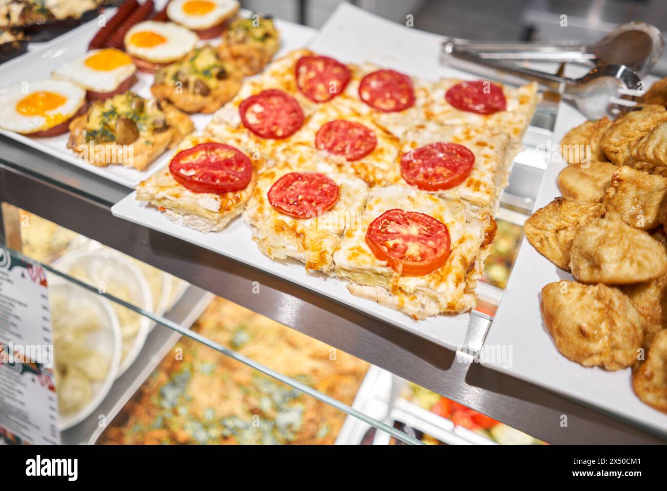 Buffet various dishes in self hi-res stock photography and images - Alamy