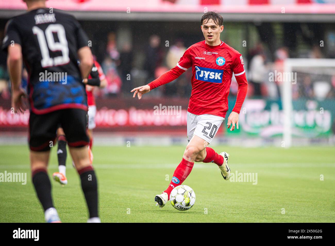 Silkeborg, Denmark. 05th, May 2024. Mads Larsen (20) of Silkeborg IF ...