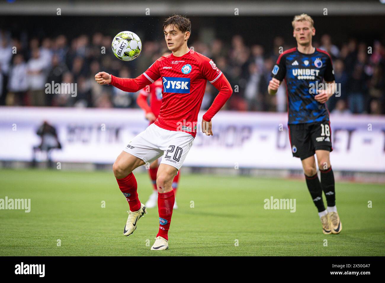 Silkeborg, Denmark. 05th, May 2024. Mads Larsen (20) of Silkeborg IF ...