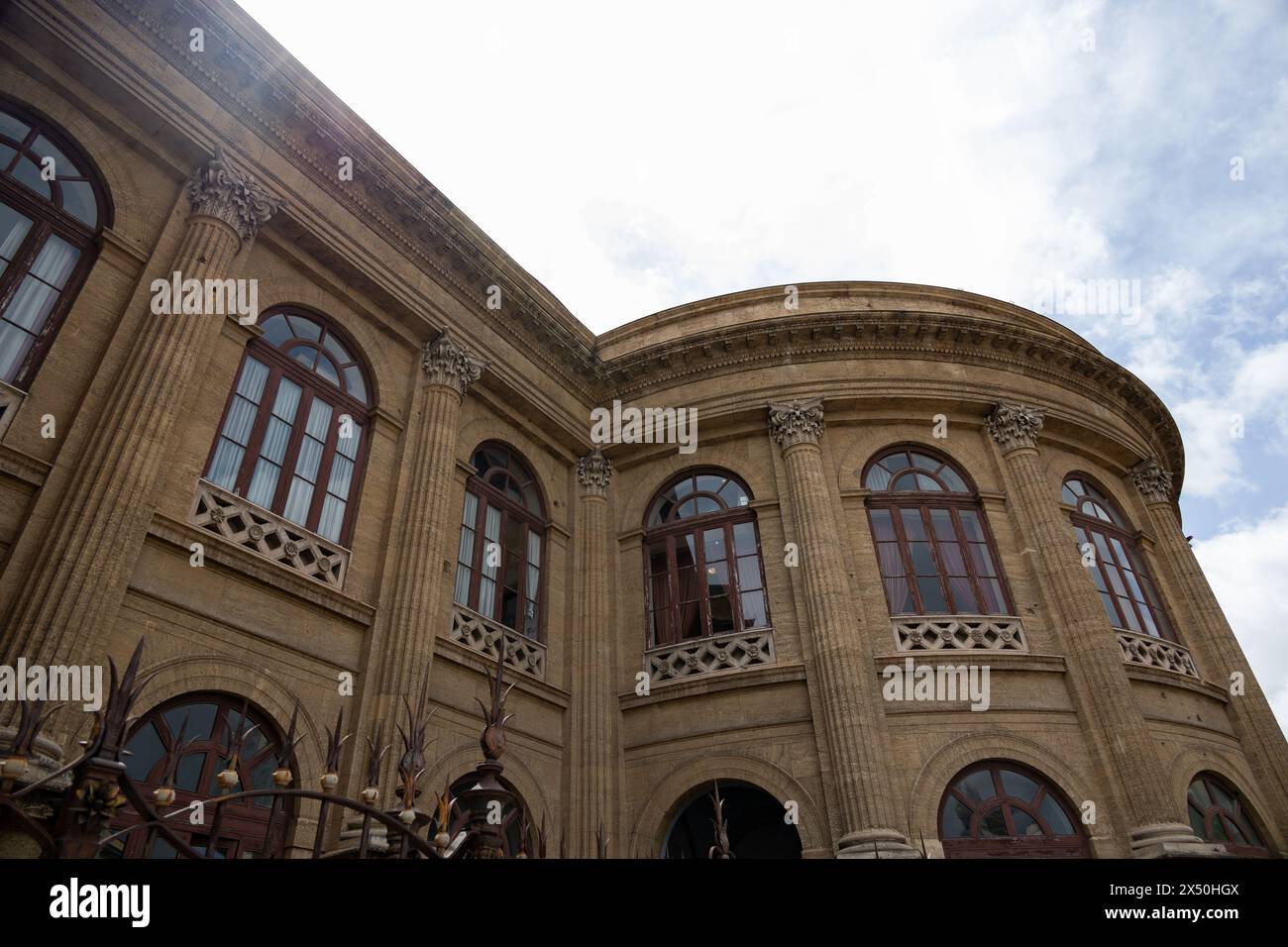 Outside the Opera House, Palermo, Sicily, Italy Stock Photo - Alamy