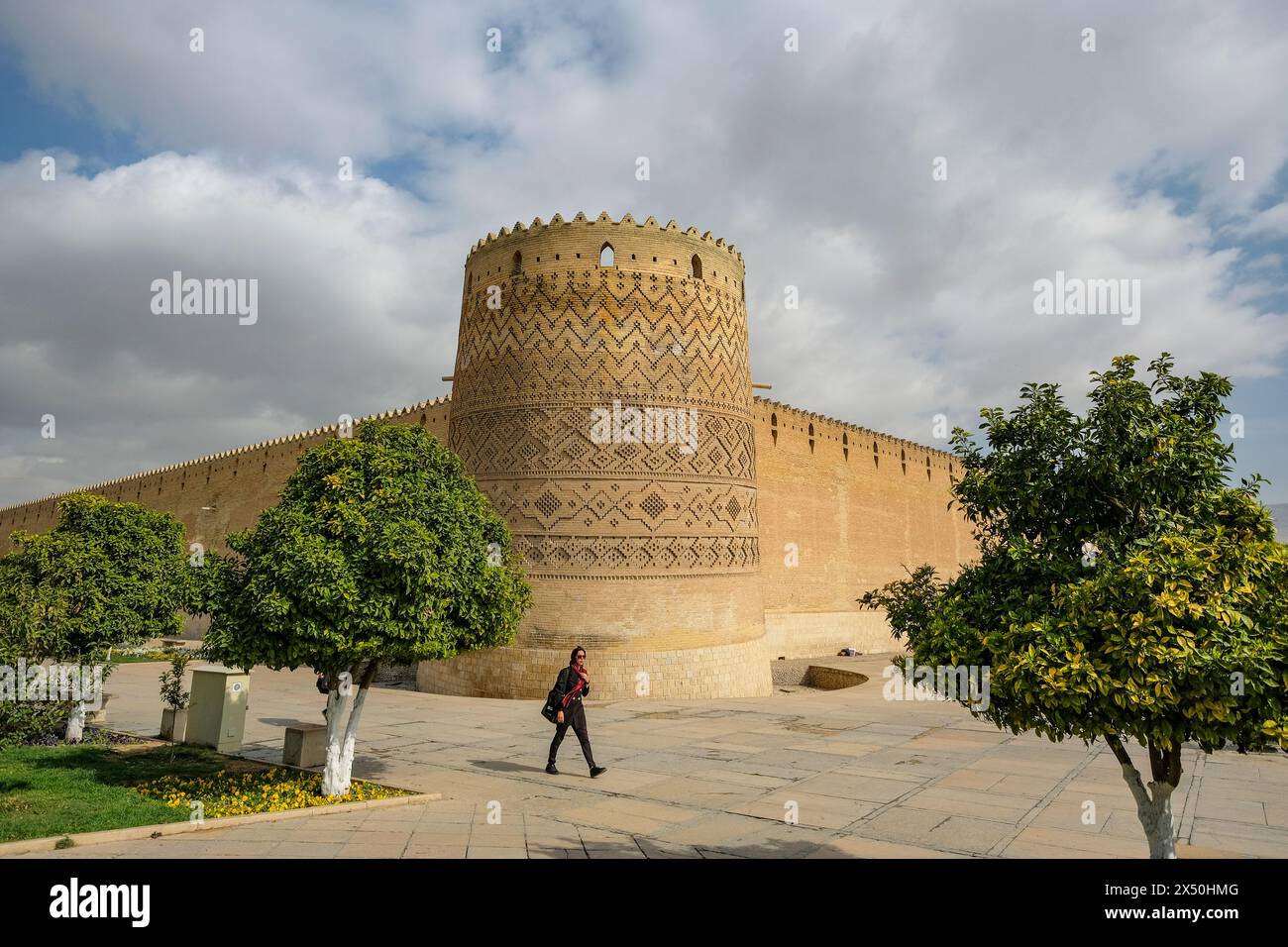 Shiraz, Iran - March 16, 2024: The Arg of Karim Khan is a citadel ...