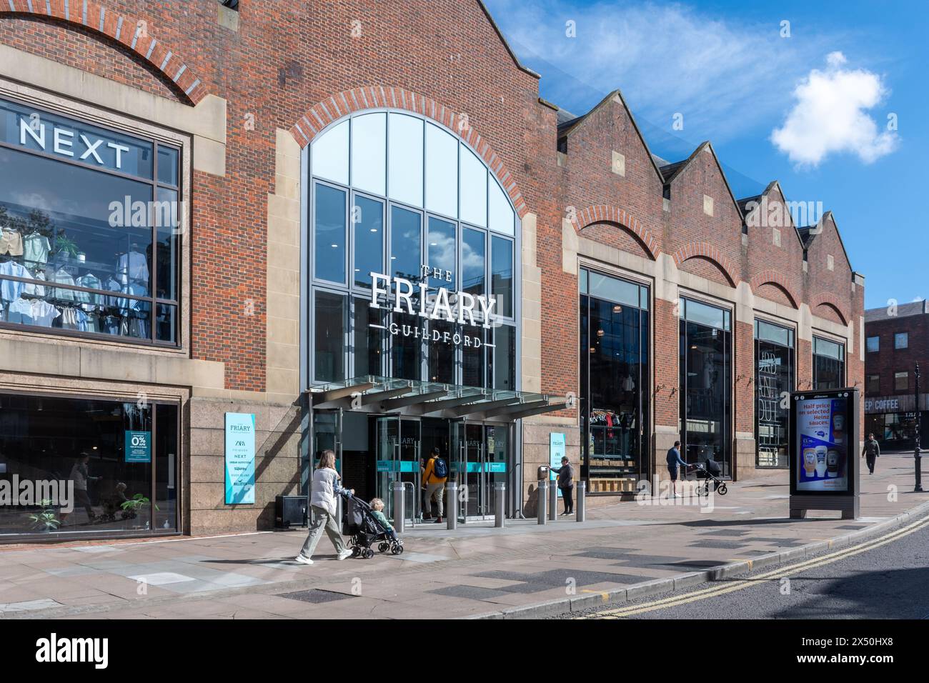 The Friary indoor shopping mall shopping centre, Guildford town centre ...
