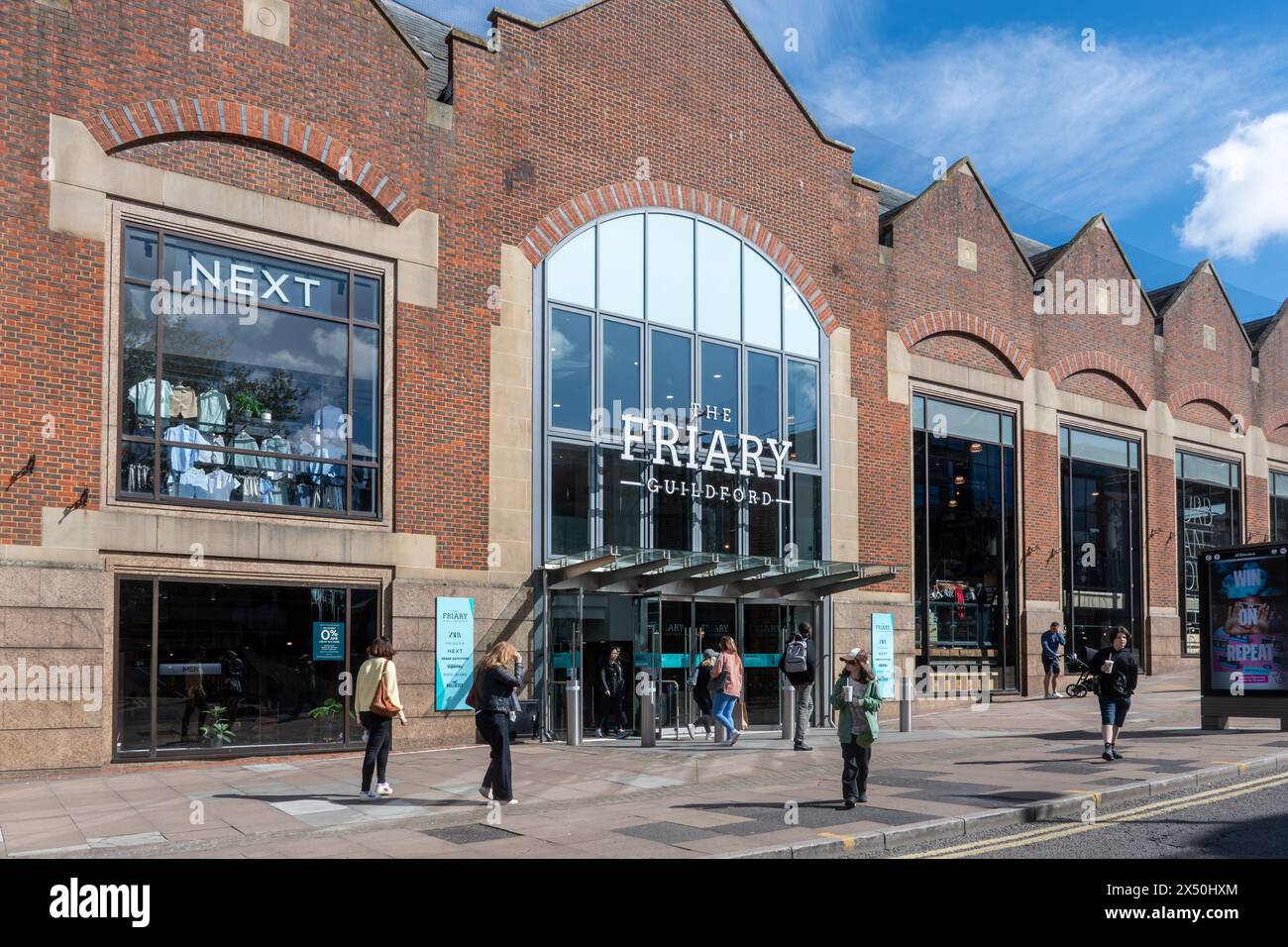 The Friary indoor shopping mall shopping centre, Guildford town centre ...