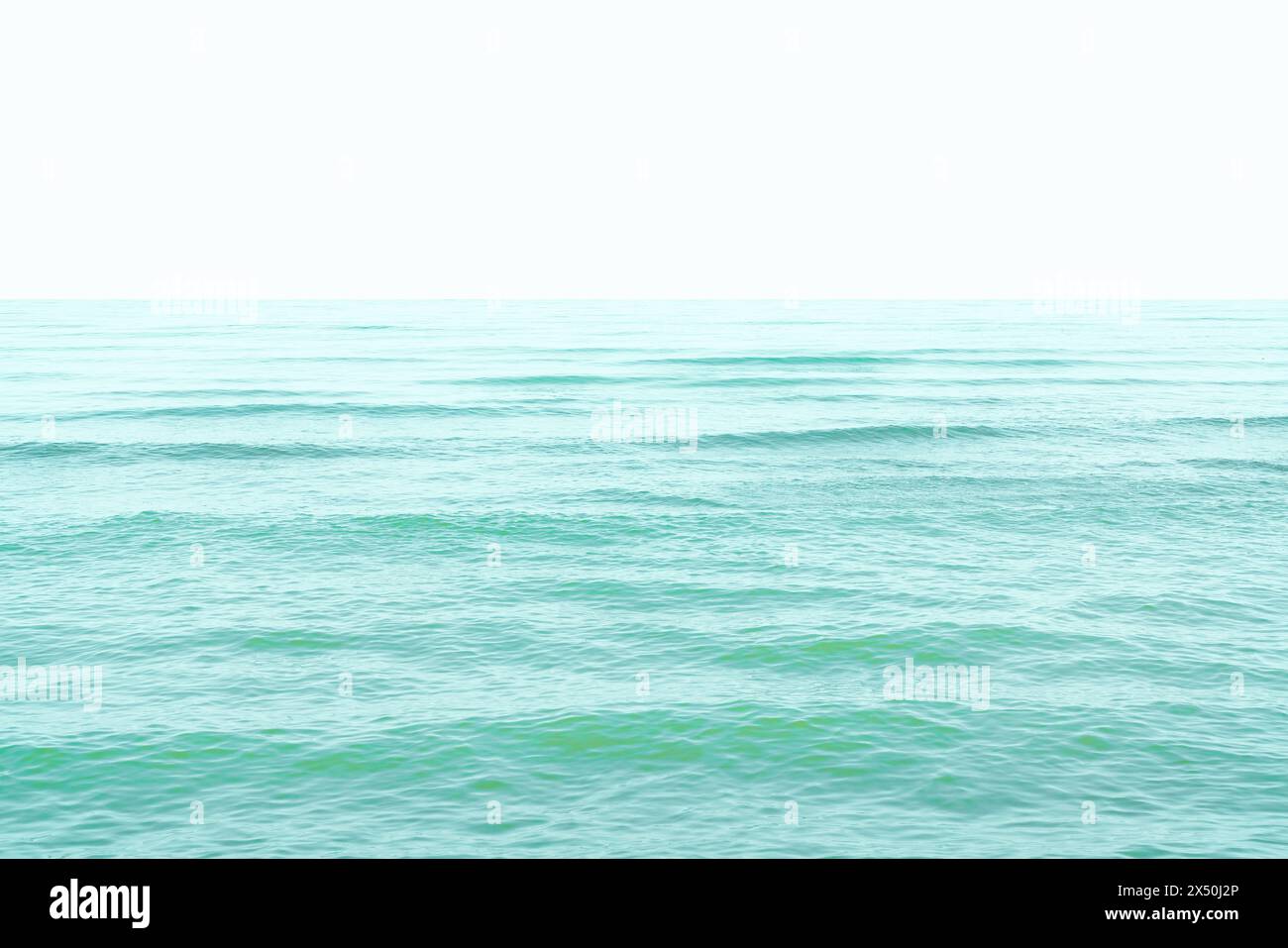 Small waves on the sea surface and the horizon line Stock Photo - Alamy