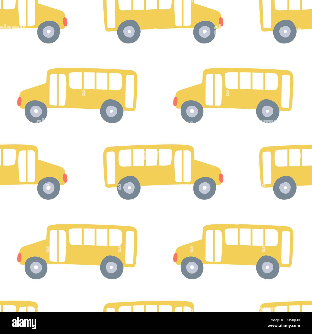 school bus seamless pattern Stock Vector Image & Art - Alamy