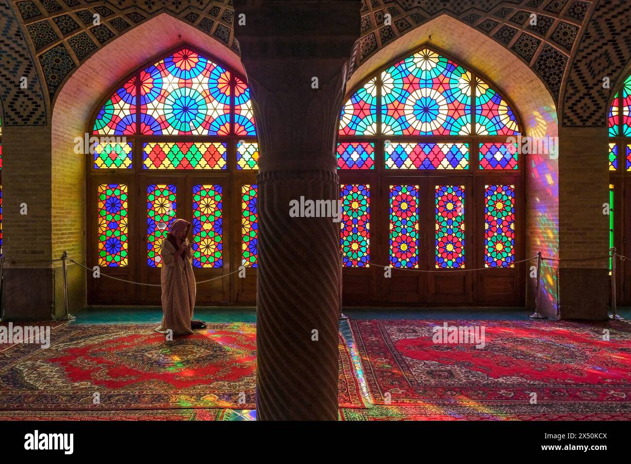Shiraz, Iran - March 17, 2024: The Nasir al-Mulk Mosque also known as ...