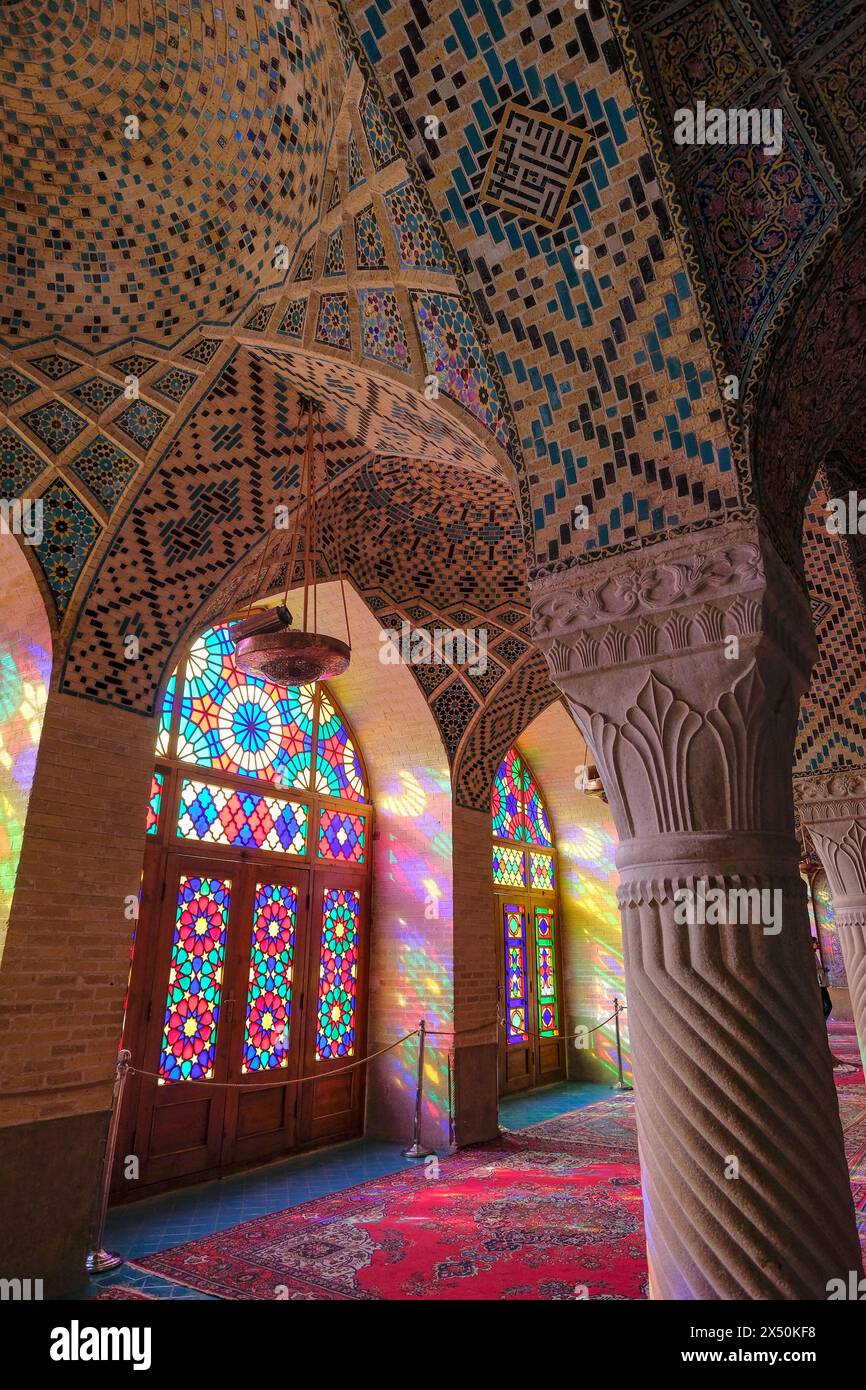 Shiraz, Iran - March 17, 2024: The Nasir al-Mulk Mosque also known as ...