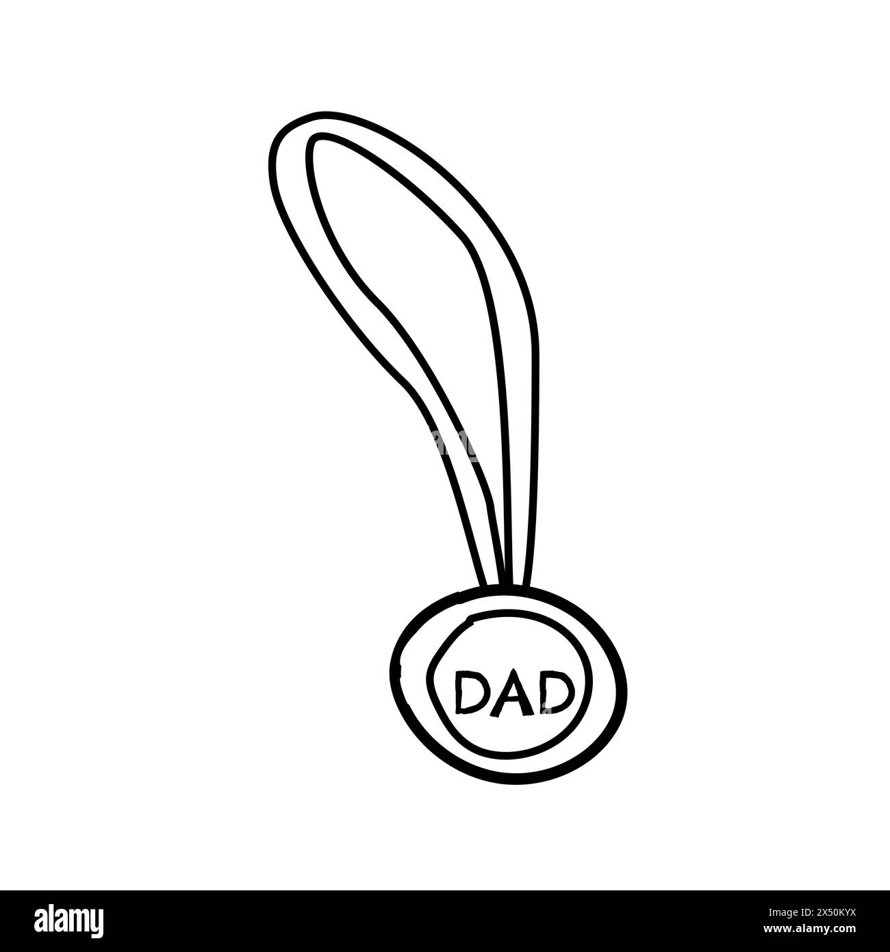 Award doodle hand drawn trophy. Winner award cup, champion medal, win ...