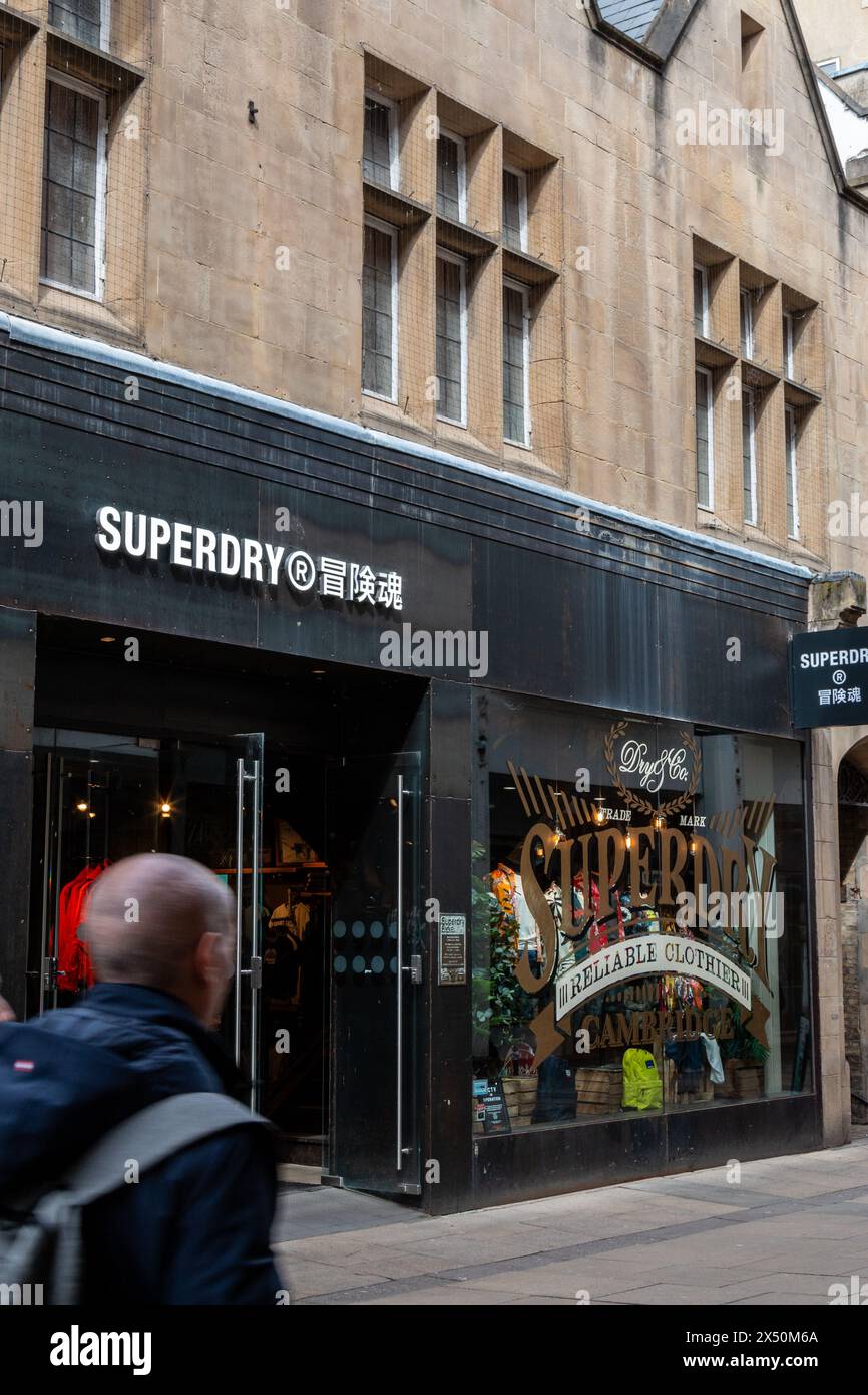 Exterior of a Superdry clothing store with visible branding and urban ...