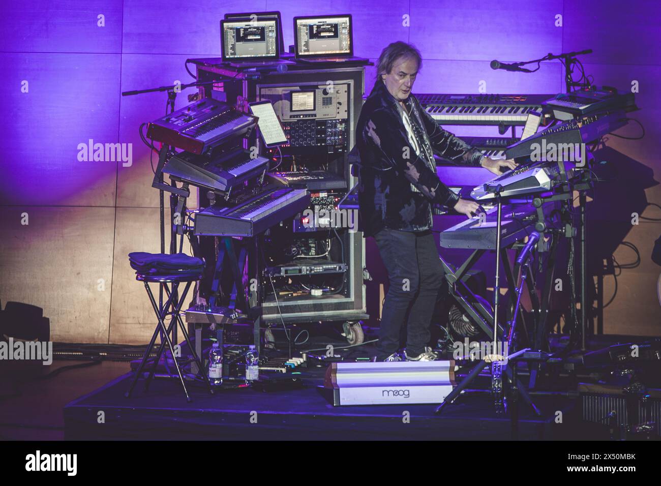 Geoff Downes of the group YES during the THE CLASSIC TALES OF YES TOUR 2024, May 05, 2024 at Eur ...