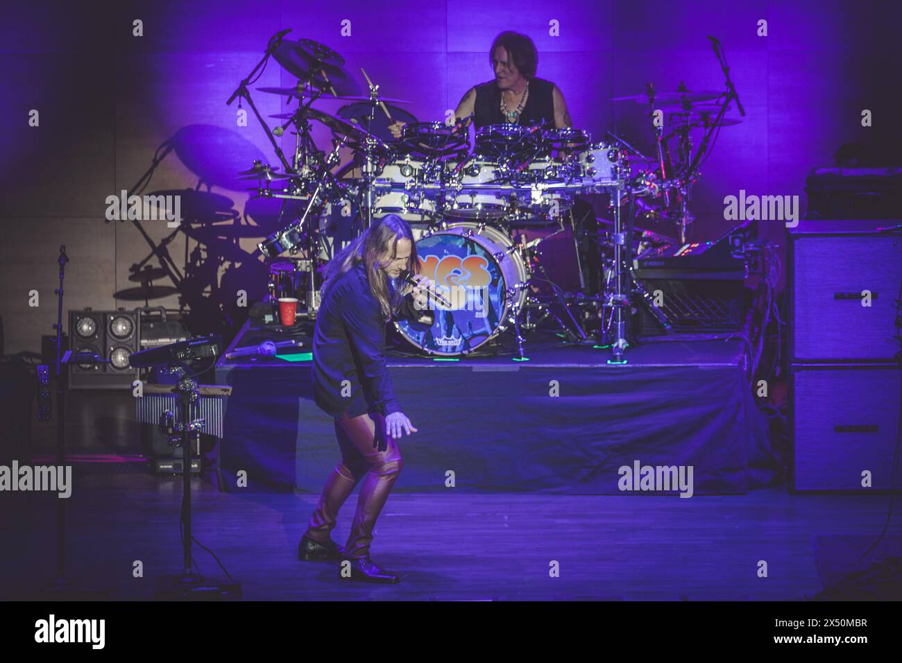 Jon Davison and Jay Schellen of the group YES during the THE CLASSIC ...