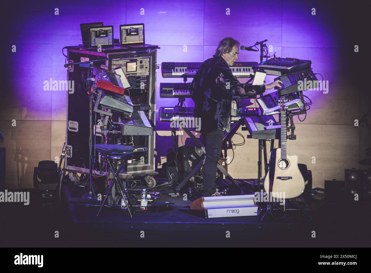 Geoff Downes of the group YES during the THE CLASSIC TALES OF YES TOUR ...