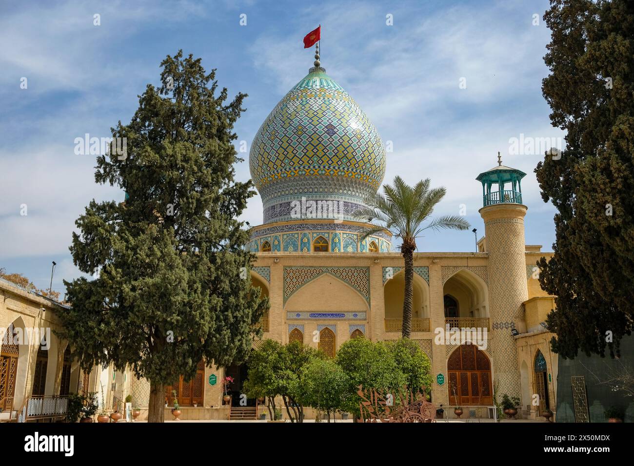 Shiraz, Iran - March 17, 2024: Ali Ibn Hamzeh Holy Shrine is one of the ...