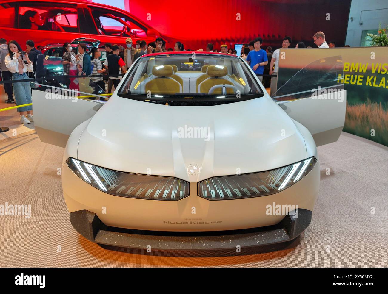 BEIJING, CHINA - MAY 3, 2024 - Visitors look at the BMW Vision Neue ...