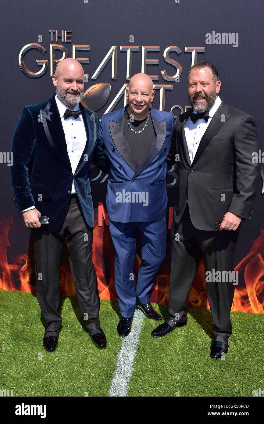 Tom Segura, Jeff Ross und Bert Kreischer bei der Netflix-Show The ...