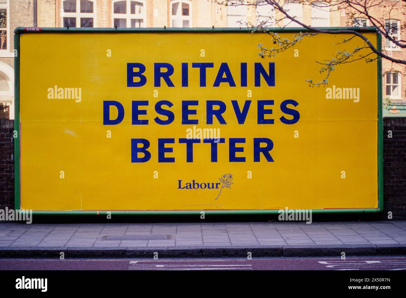 Labour election campaign poster hi-res stock photography and images - Alamy