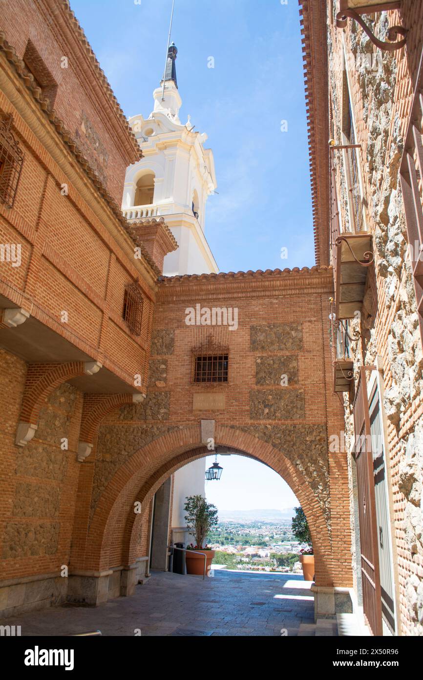Archway at the Church of Santuario de la Fuensanta, Murcia Spain Stock ...
