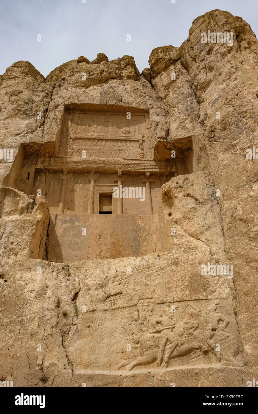 Marvdsaht, Iran - March 18, 2024: Naqsh-e Rostam is an ancient ...