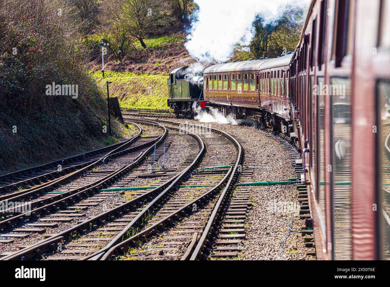 4575 class small Praire tank engine no. 5541 (built 1928) pulling a ...