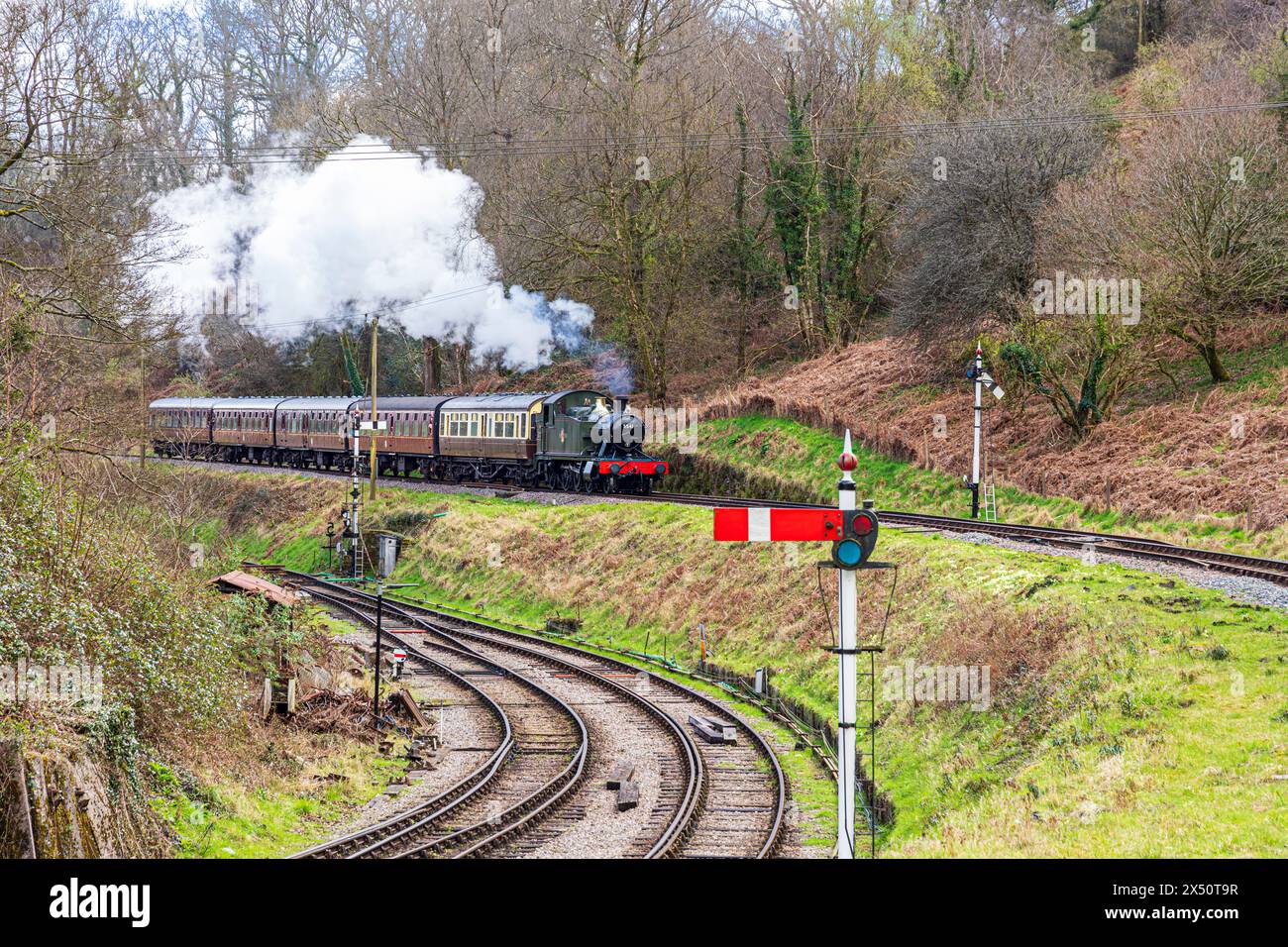 4575 class small Praire tank engine no. 5541 (built 1928) pulling a ...