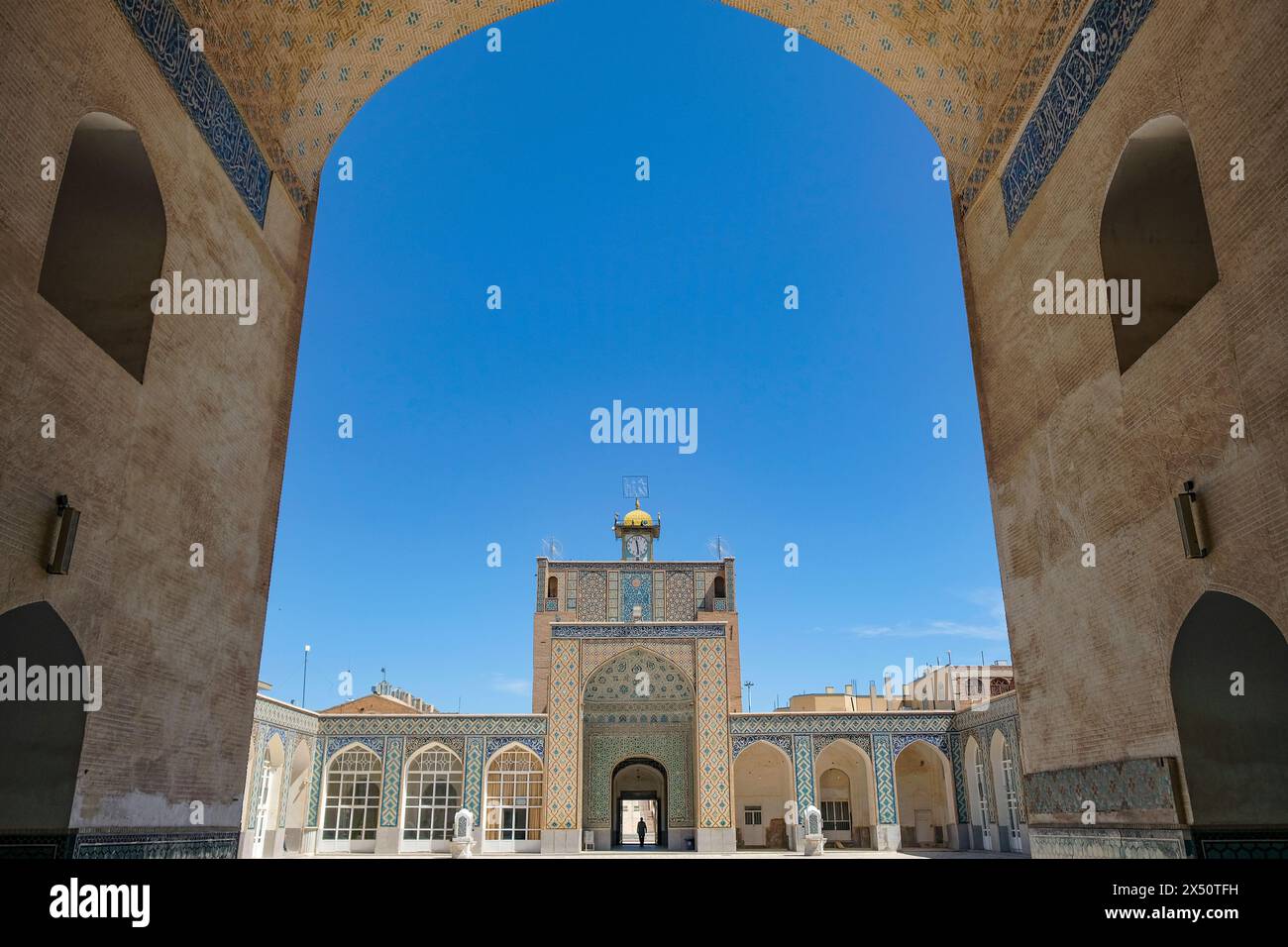Kerman, Iran - March 21, 2024: Jameh Mosque of Kerman is a mosque ...