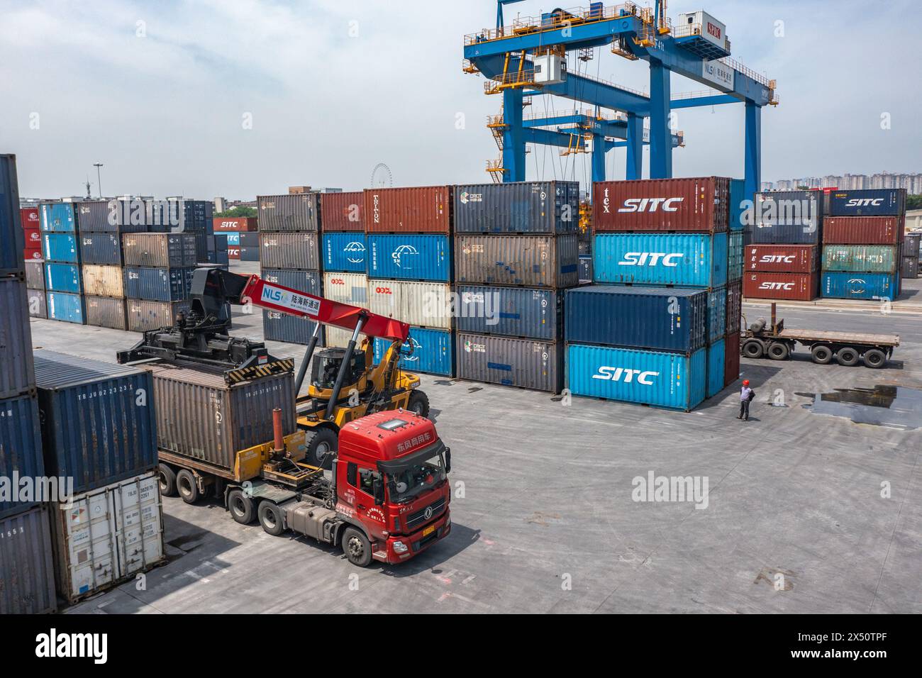 Chongqing. 5th May, 2024. A drone photo taken on May 5, 2024 shows a ...