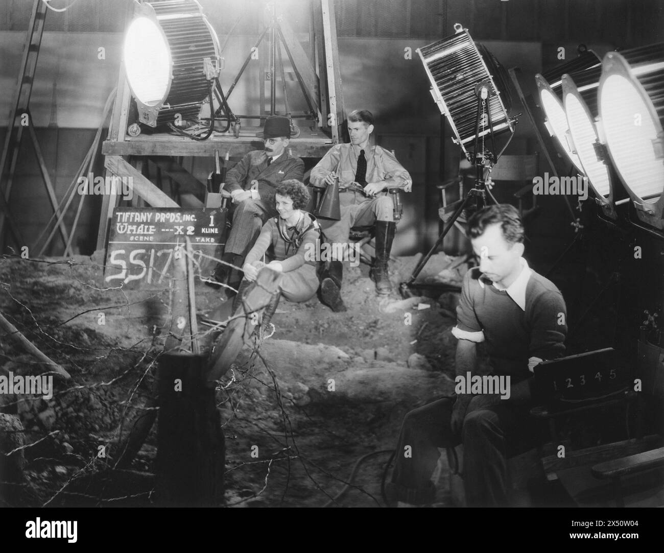 George Pearson,and James Whale filming a scene for JOURNEY'S END 1930 ...