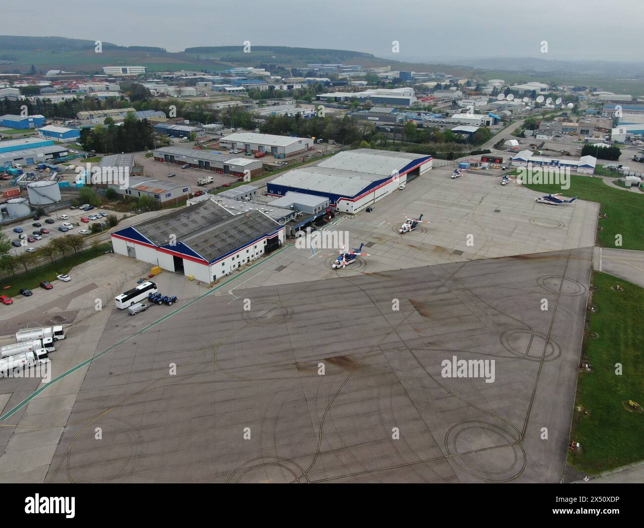 North sea helicopter base hi-res stock photography and images - Alamy