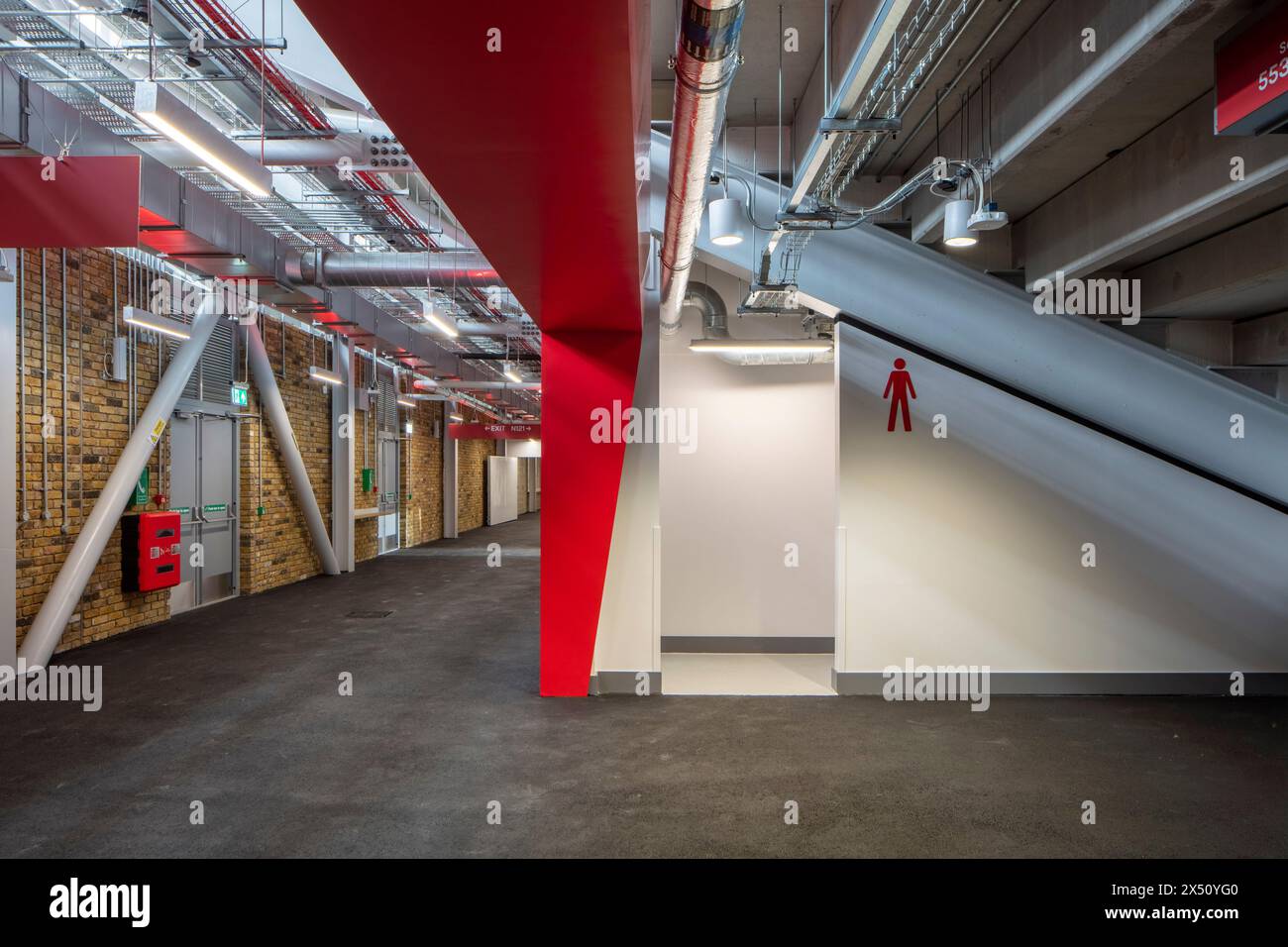 Inside the stadium concourse. Brentford Community Stadium, Brentford ...