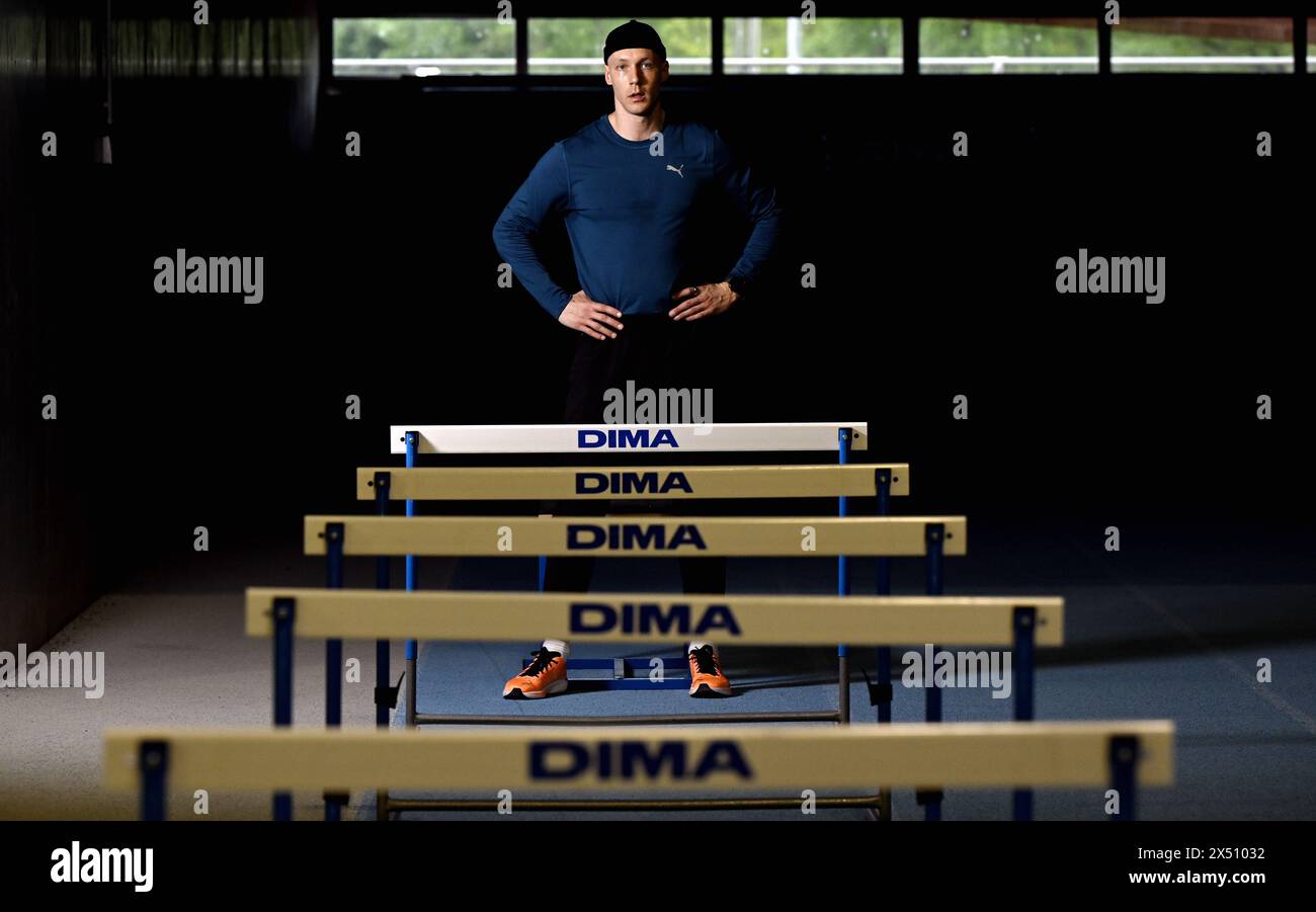 Belgian athlete Julien Watrin pictured during an athletics training in ...