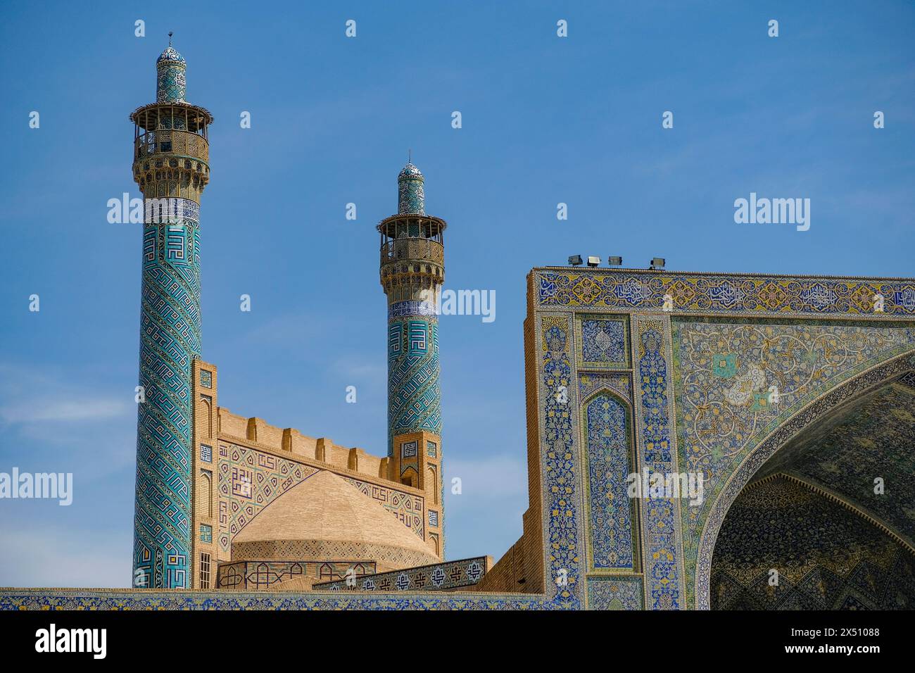 Isfahan, Iran - March 30, 2024: Shah Mosque, also known as the Imam ...