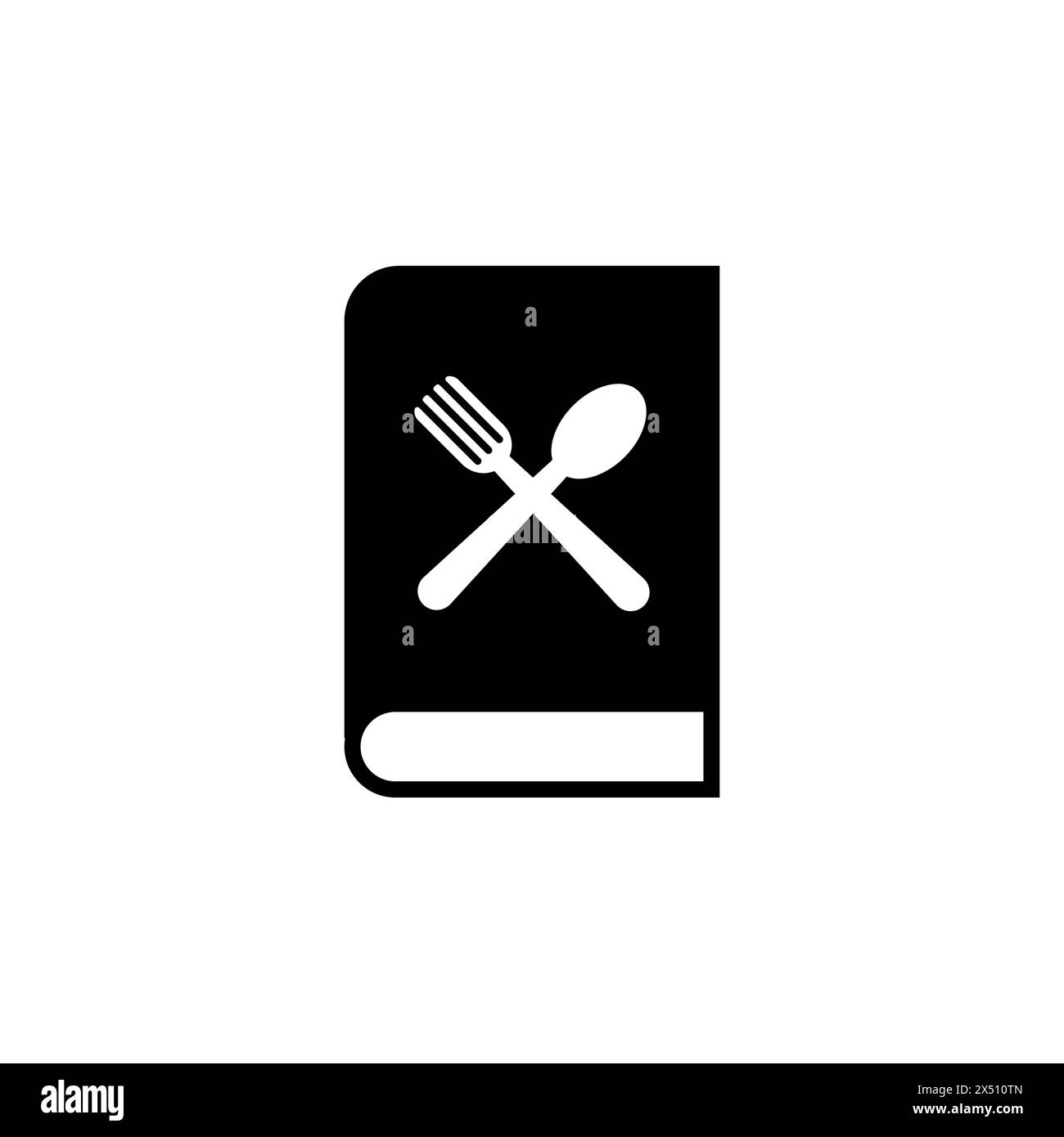 Cooking Recipe, Cook Book flat vector icon. Simple solid symbol ...
