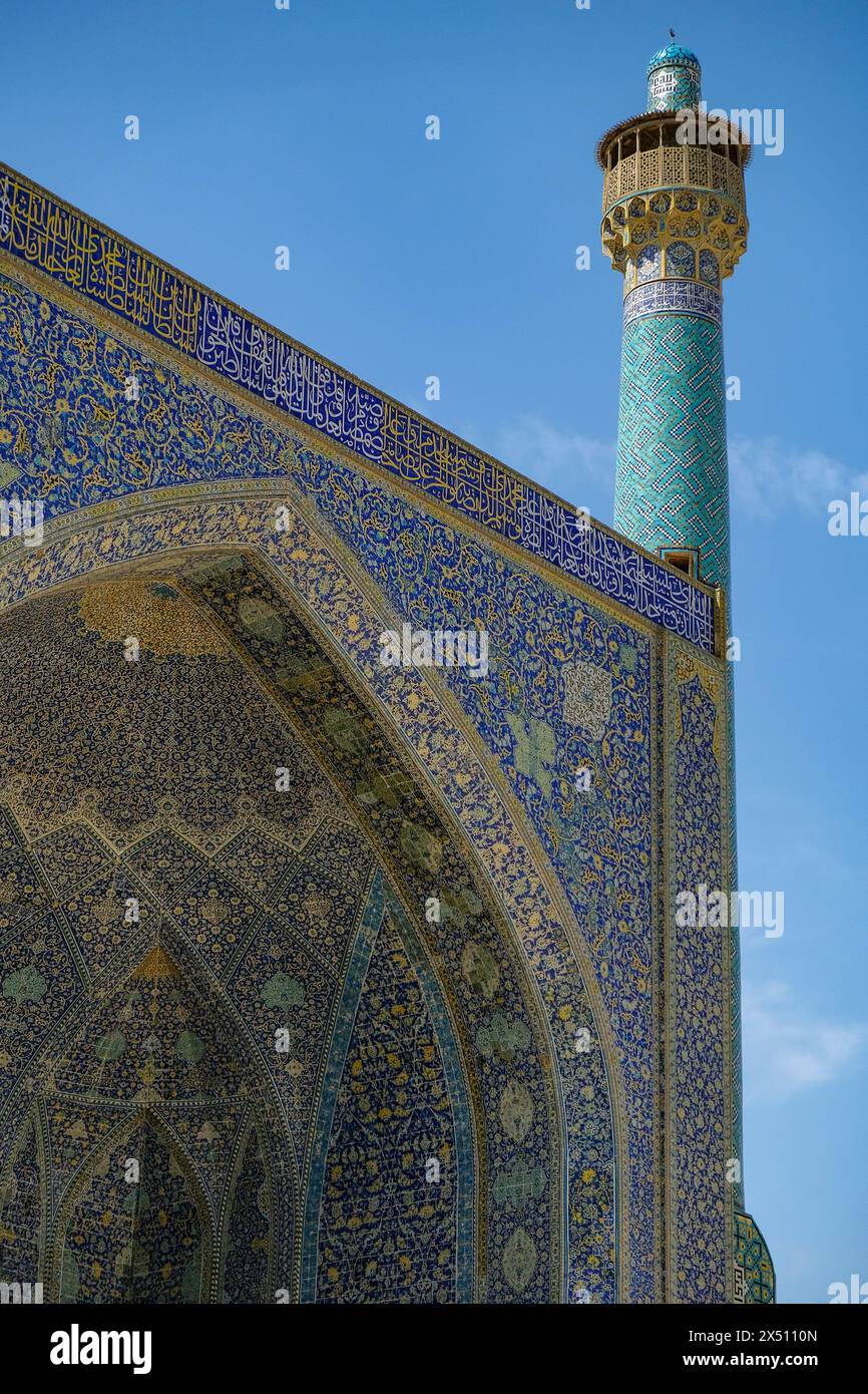 Isfahan, Iran - March 30, 2024: Shah Mosque, also known as the Imam ...