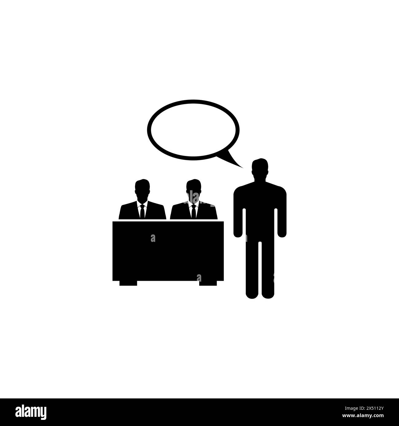 School Teacher and Student flat vector icon. Simple solid symbol ...