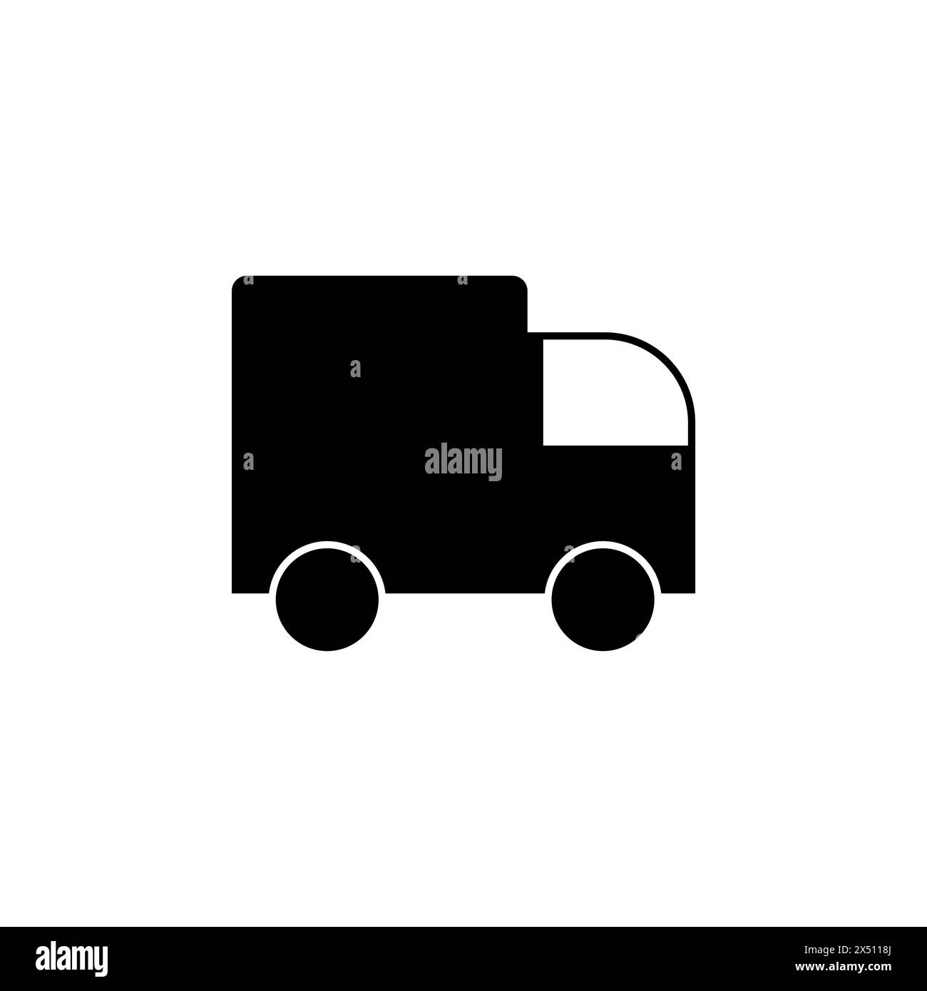 Minibus, Van Mini Bus flat vector icon. Simple solid symbol isolated on ...