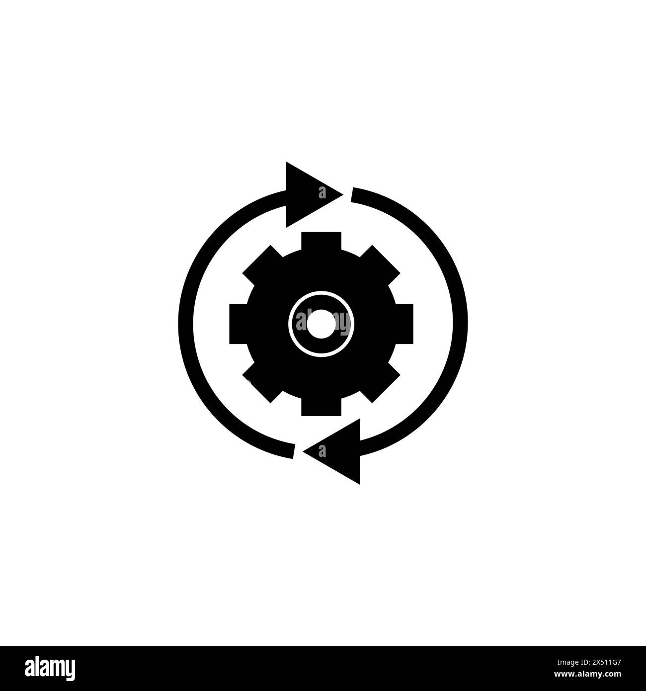 Simple cycle options vector vectors Black and White Stock Photos ...