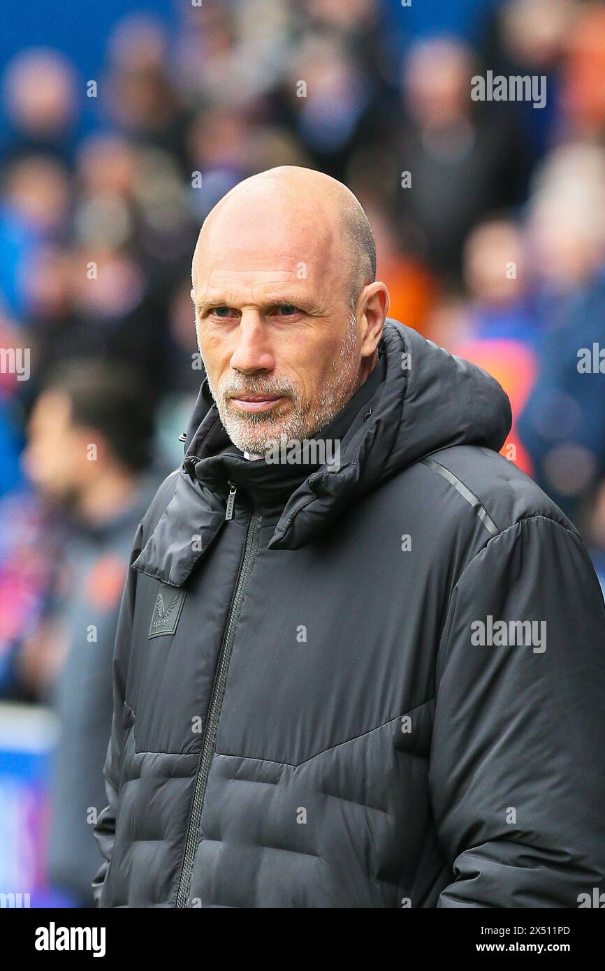 PHILIPPE CLEMENT, manager and coach of Rangers Football Club, Glasgow ...