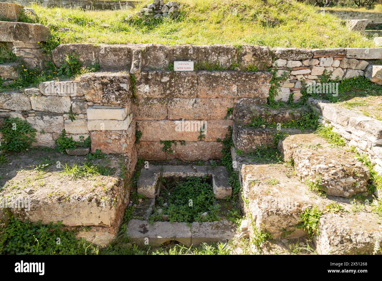 Ancient water clock greece hi-res stock photography and images - Alamy