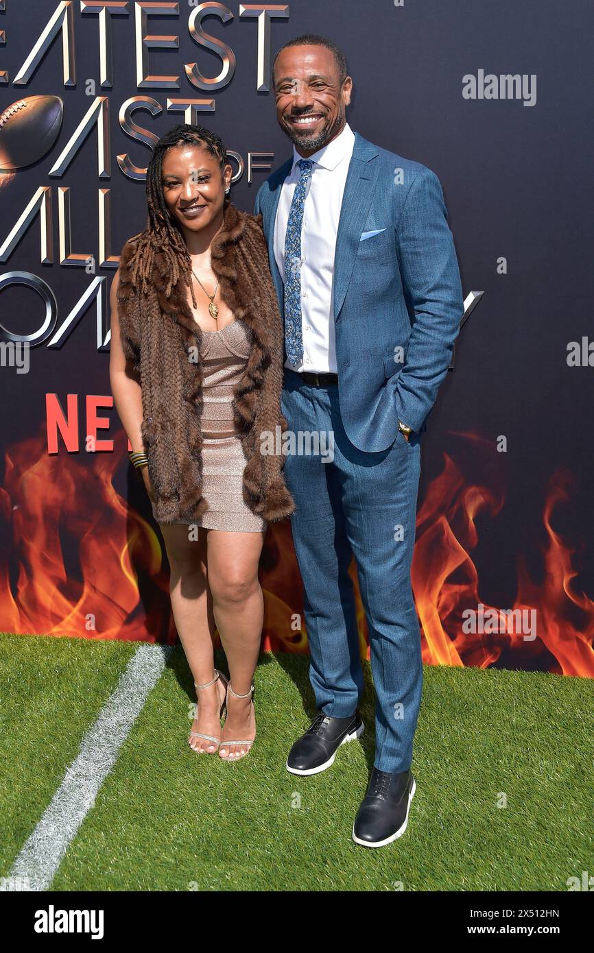 Rodney Harrison mit Ehefrau Erika Harrison bei der Netflix-Show 'The ...