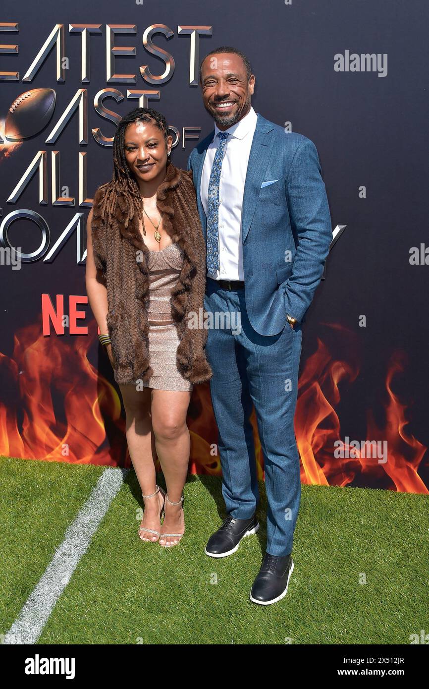 Rodney Harrison mit Ehefrau Erika Harrison bei der Netflix-Show 'The ...