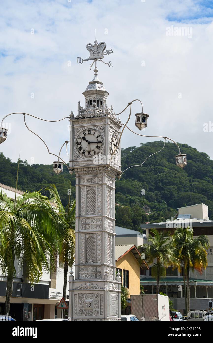 Victoria clock tower seychelles hi-res stock photography and images - Alamy