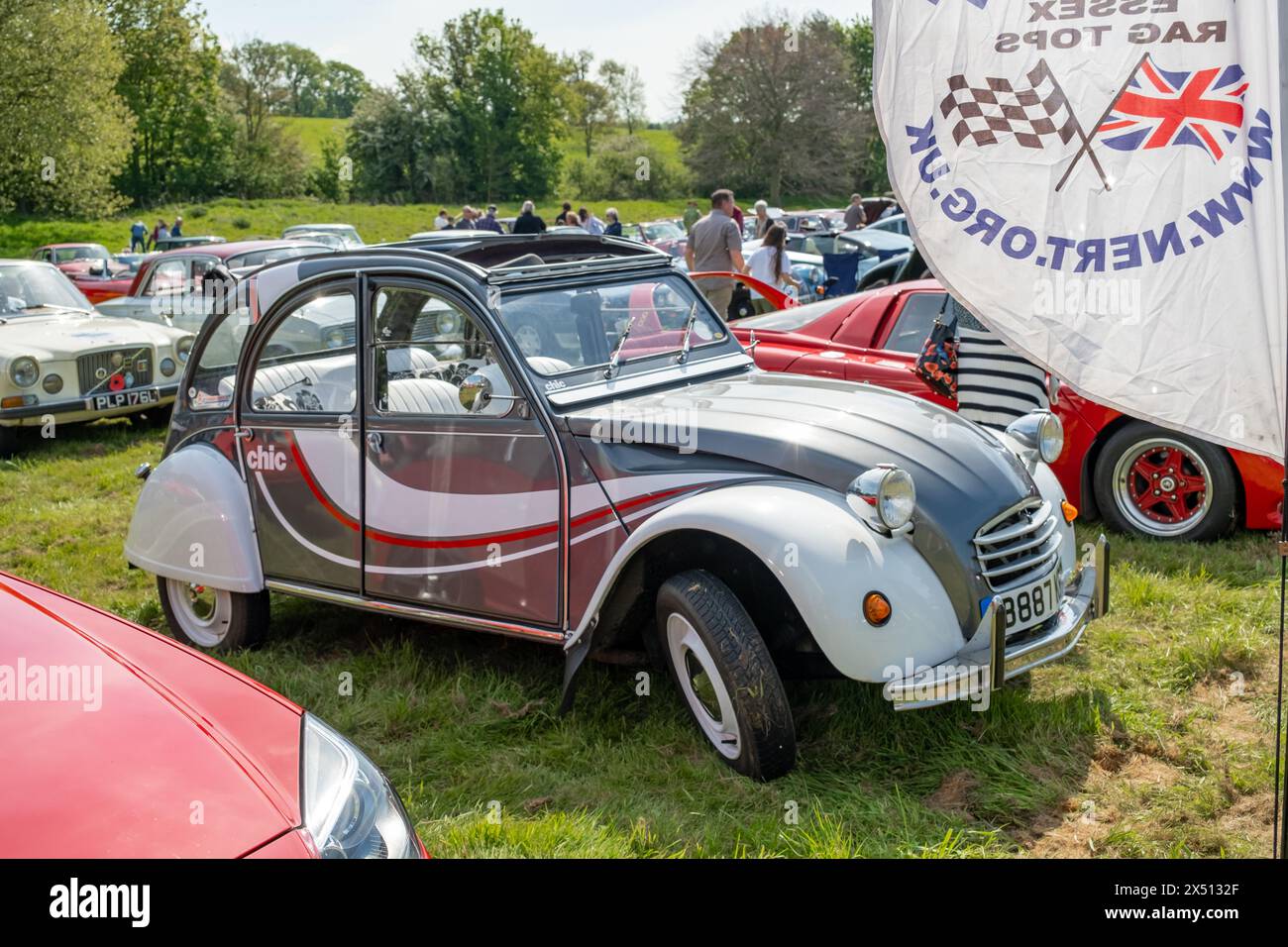 Earsham, Norfolk, UK – May 05 2024. Vintage 1985 Citroen 2 CV6 Special ...