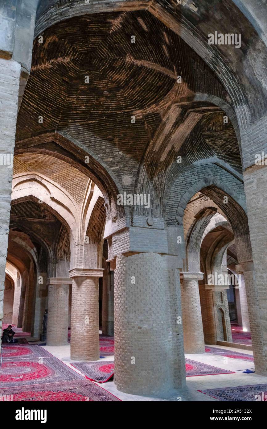 Isfahan, Iran - April 1, 2024: Jameh Mosque also known as the Atiq ...